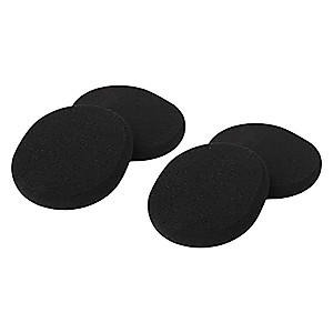 Headphone Ear Pads, 2Pair Cushion Headset Earpads Earmuffs Replacement Earbuds Cover for Logitech H800(Black)