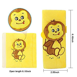 Infant and Baby Car Seat Strap Covers,Stroller Belt Covers,Head Support, Shoulder Pads