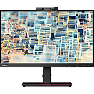 Lenovo ThinkVision T22v-20 21.5" Full HD WLED LCD Monitor - 16:9 - Raven Black