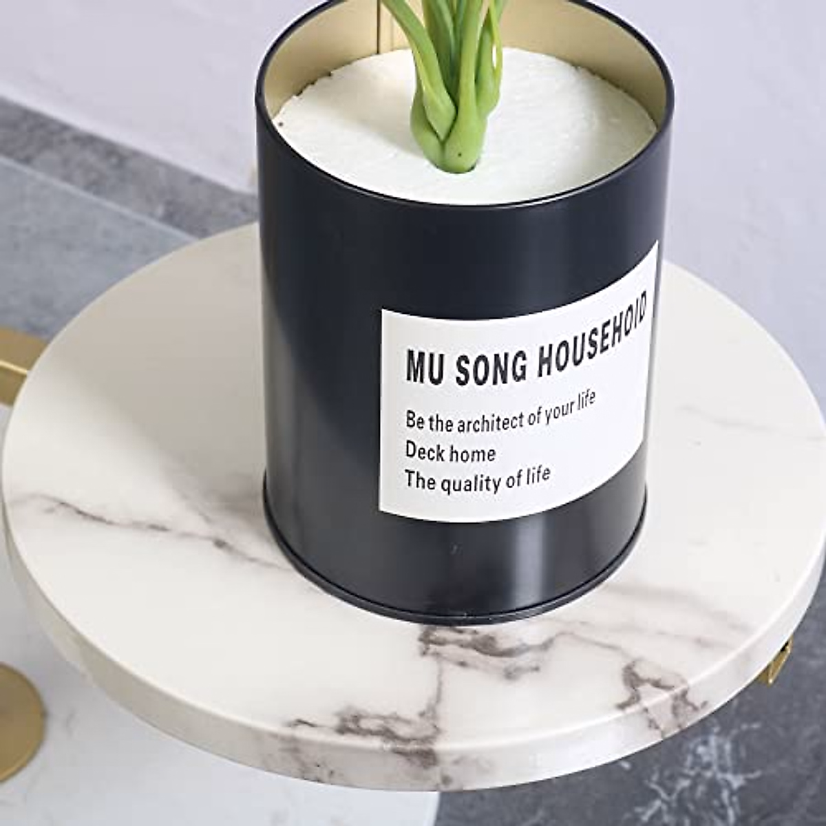 HAINARverS Gold Metal Plant Stand Indoor outdoor, marble 5Tier H49inch Tall Planter Stand Corner Flower Pot Holder multiple Shelves Plant Display for Patio Garden Living Room（5Tier Gold）