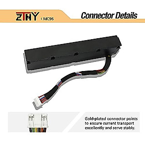 ZTHY MC96 Battery Replacement for HP Smart Array P840AR P440AR P840 P440 Raid Controller Smart Storage Series MC96G9 750450-001 786761-001 815983-001 727260-002 871264-001 878643-001 7.2V 8Wh 1100mAh