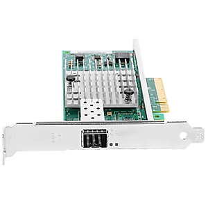 Vogzone 10Gb PCI-E NIC Network Card for Intel X520-DA1/ E10G42BTDA,100MbE/1GbE/10GbE Single SFP+ Port, with Intel 82599EN Chip,10GbE PCI Express 2.0 X8 Ethernet Adapter Support Windows/Linux/VMware