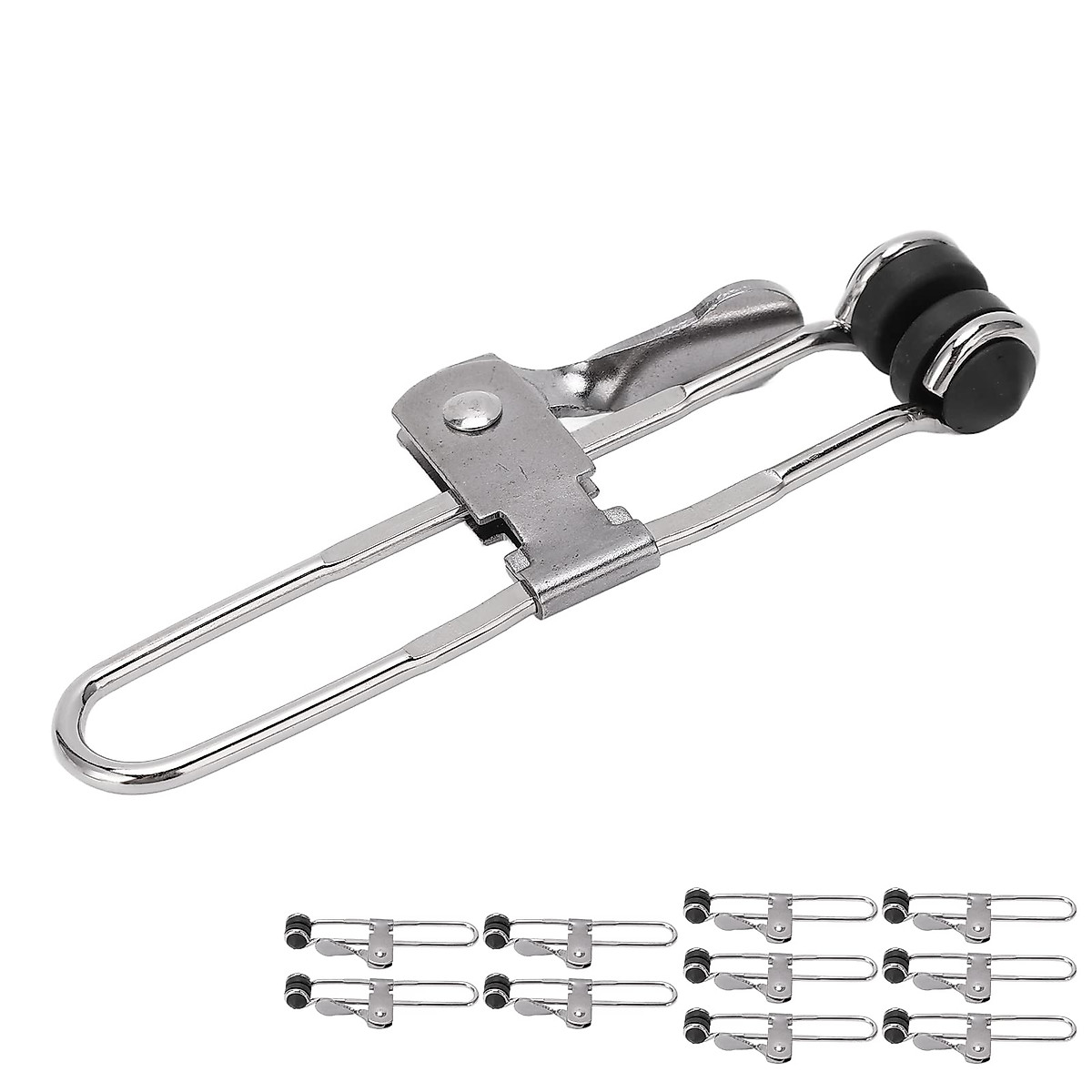 Aqur2020 Lever Action Grid Clamp Tile Clamps Install Ceiling Clamp 10Pcs Fastener Holding Devices