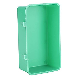 Yosoo 10Pcs Bird Food Feeder Bird Water Feeder Plastic Feeding Bowl Trough Bird Feeder Container Bird Bathtub Accessories