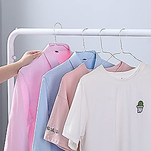 BriaUSA 50 Coat Hangers, Jacket Hangers Heavy Duty 11.5 Gauge Metal Gold Wire Hangers 18 Inch Clothes Hangers