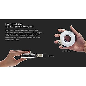 MOGICS Donut Power Strip-White | Working from Home Essential