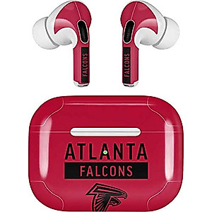 Skinit Decal Audio Skin Compatible with Apple AirPods Pro - Officially Licensed NFL Atlanta Falcons Red Performance Series Design