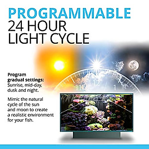 Fluval Sea Marine 3.0 LED Aquarium Lighting for Coral Growth, 22 Watts, 15-24 Inches