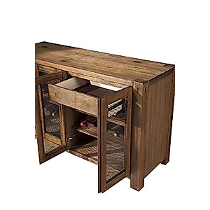 Alpine Furniture Shasta Sideboard-Console in Salvaged Natural (Brown)