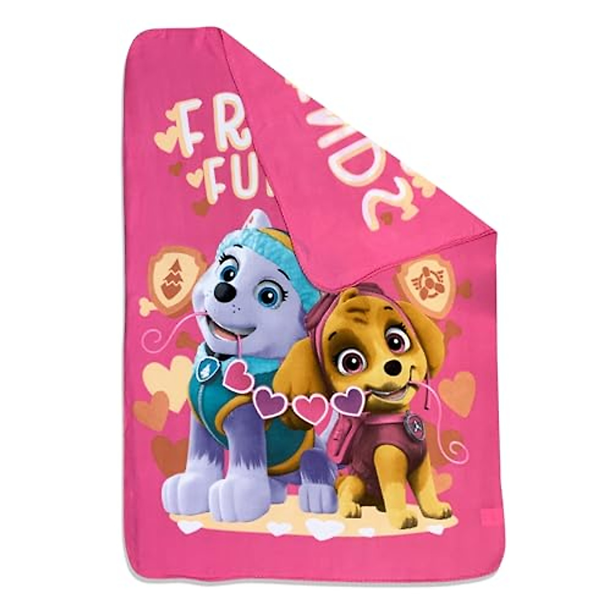 Paw Patrol Skye PP with Stars Pink Throw Blanket