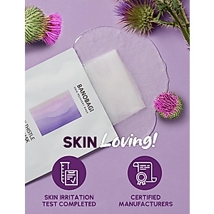 BANOBAGI Milk Thistle Repair Mask | Face Moisturizer Korean Face Mask Skin Care Sheet | Hydrating Face Masks Skincare Copper Tripeptide & Burdock Root Extract (Pack of 10 sheets, 1.01fl oz)