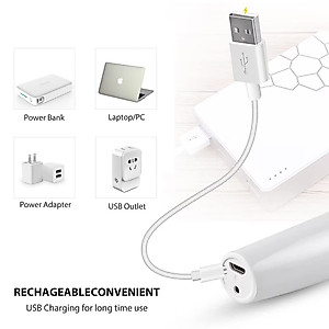 Moikin 2 in 1 Brows Eyebrow Facial Hair Remover Trimmer Epilator & Women's Painless Hair Remover , Lipstick Shaver for Face, Hand, Armpit, Leg and Bikini