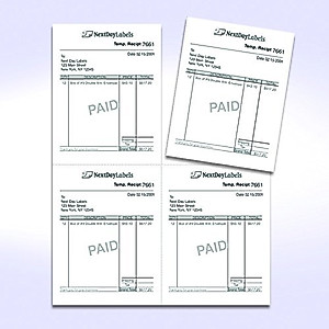 8-1/2 x 11 Blank Perforated Paper, 24# Paper Perforated in 4 pcs, 4 Per UP Page Perforated Paper - 500 Sheets/Ream, Item #1689