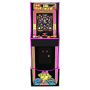 Arcade1Up BANDAI NAMCO Legacy Arcade Game Ms. PAC-MAN™ Edition – Arcade Machine for Home - 14 Classic Games