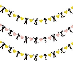 Male Dancers Strippers Banner, Bachelorette Party Garland,Naughty Dirty, Hen Party Supplies, Wedding, Engagement and Bridal Shower Party Decorations