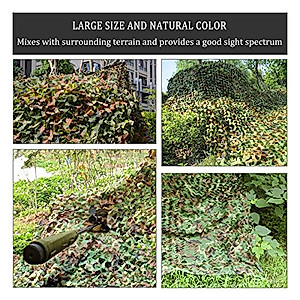 DUNCHATY Camo Netting, Camouflage Mesh Netting for Hunting Blinds, Woodland Military Mesh Perfect Camonetting for Camping Shooting Hunting, Military Themed Party Decoration Sun Shade Outdoor