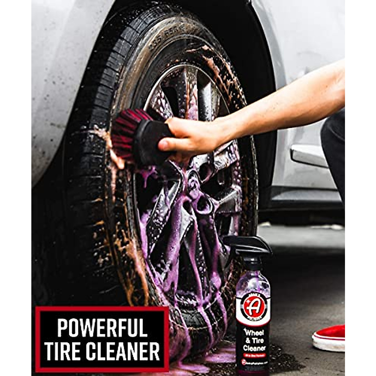 Adam's Wheel & Tire Cleaner (16oz) And Adam's Wheel & Tire Cleaner (Gallon) Bundle | Refill Combo