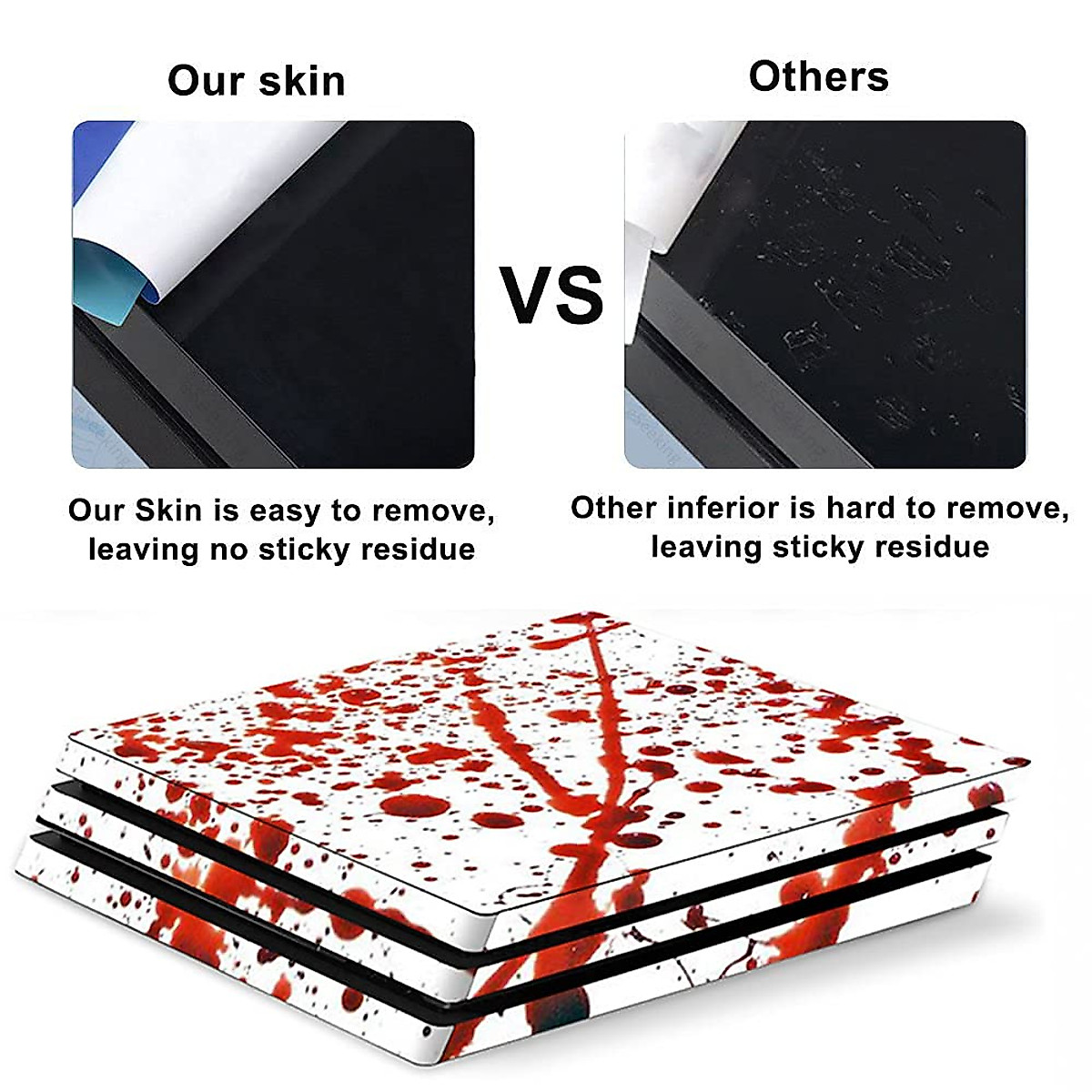 Fyonex Ps4 Pro skins console and controller Whole Body Vinyl Skin for PS4 Pro Console and Controllers