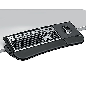Fellowes Tilt-n-Slide Keyboard Manager (8060101), Black