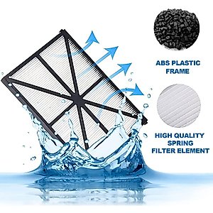 Replacement Robotic Pool Cleaner Filter Cartridges,Ultra Fine Cartridge Filter Panels, for Hayward Robotic AquaVac, TigerShark and SharkVac Pool Cleaners Maytronics Part Number: RCX70101(4 Pack)