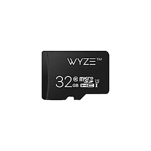 WYZE Cam Pan 1080p Pan/Tilt/Zoom Indoor Pet Monitoring Camera for Dogs & Cats Baby Monitor with WYZE 32GB MicroSD Card Class 10