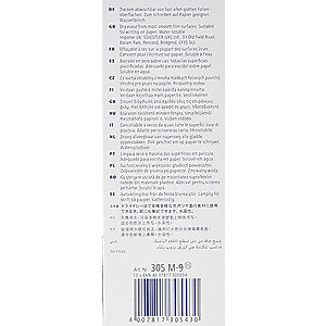 Staedtler Lumocolor 305 M-9 Correctable Foil Pen M Tip Approx. 1.0 mm Pack of 10 Black