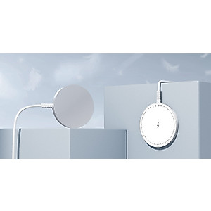 Magnetic Wireless Charger for iPhone: Mag Safe Charger Fast Charging Pad 2 Pack Compatible with iPhone 15 14 13 12 Pro Max Plus & Airpods 2 3 Pro (No Adapter)