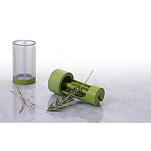 Microplane Herb Grinder and Leaf Stripper Seasoning Herb Mill (Green)