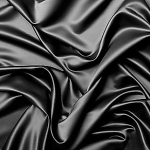 Pro Goleem Satin Nursing Pillow Cover Silk Feeling Soft Feeding Pillow Slipcover for Breastfeeding Moms Fits Standard Infant Nursing Pillow or Positioner Black