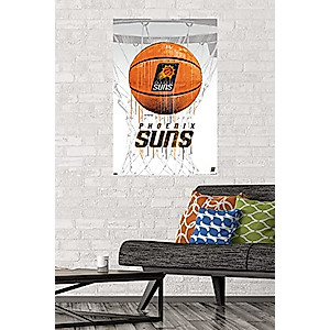 Trends International NBA Phoenix Suns - Drip Basketball 21 Wall Poster, 22.375" x 34", Unframed Version