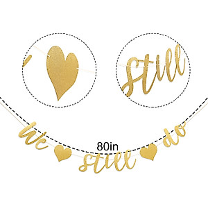 we still do banner - Bridal Shower Banner Decorations, wedding anniversary party decorations engagement banner,bride banner Party decorations