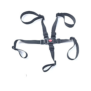 High Chair Straps, Adjustable 5 Point Harness Baby Safety Strap Belt for Stroller Pushchair Pram Buggy Safe Protection，High Chair Baby Harness，Safety Harness Strap Belt