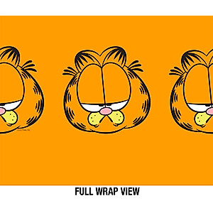 Garfield OFFICIAL Garfield Big Head 24 oz Insulated Canteen Water Bottle, Leak Resistant, Vacuum Insulated Stainless Steel with Loop Cap, White