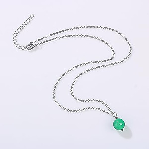 Jade Pendant Best Friend Birthday Gifts for Women Her Gifts for Your Best Friend Teen Girls Best Friend Necklace for Christmas College Graduation Back to School Thanksgiving Day Green Crystal Necklace