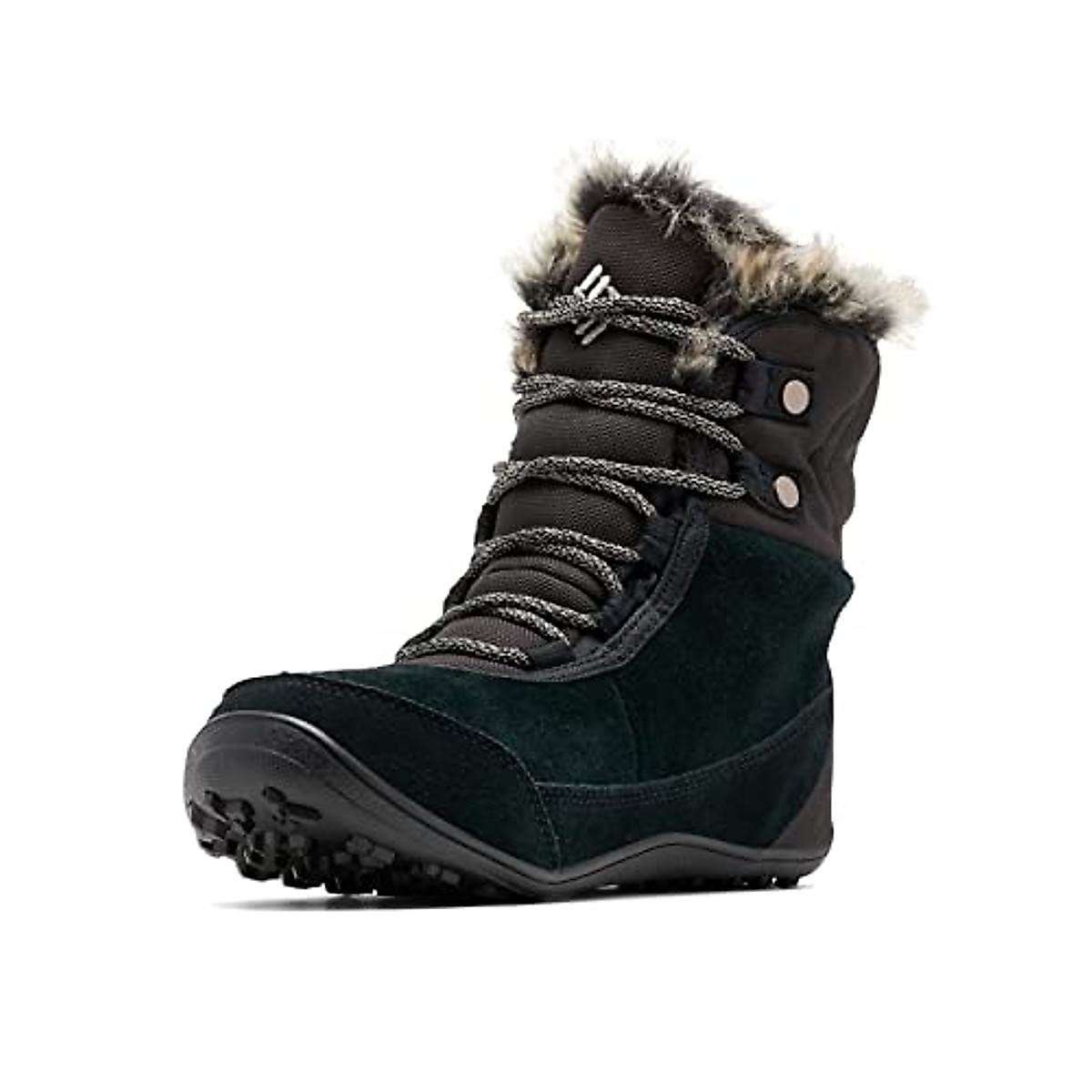 Columbia Women's Minx Shorty Leather, Black/Kettle, 10