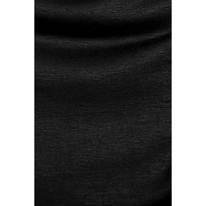 Abeelah Jersey Hijab Scarf - Made in the USA - Islamic, Muslim, African and Indian Fashion Compatible (Black)