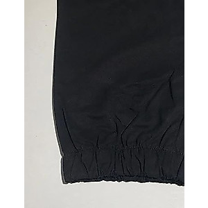 Metunpo Men's Jogging Pants Hiking Sweat Pants Fitness Drawstring Casual Sweat Pants (as1, Alpha, l, Regular, Regular, A-Black)