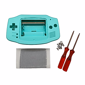 Meijunter Replacement Full IPS Housing Shell Case Repair Part with Screwdrivers Tool Compatible with Game Boy Advance GBA IPS Console (NO Cutting)