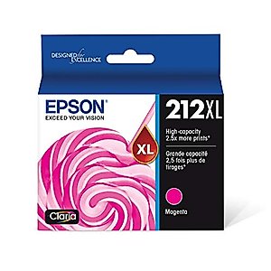 EPSON T212 Claria -Ink High Capacity Magenta -Cartridge (T212XL320-S) for Select Epson Expression and Workforce Printers