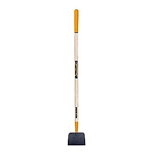 True Temper 2683200 7 in. Forged Sidewalk and Ice Scraper with 48 in. Hardwood Handle with Cushion Grip, 7-Inch