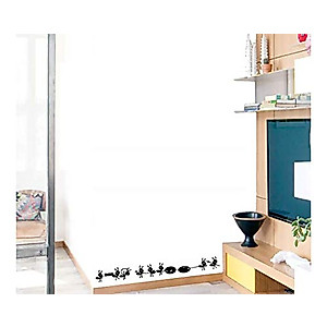 Adam Victor Cartoon Ants on The Wall Removable Creative 3D Fun Wall Decals Kids Room Wall Decorations Art Décor Stickers Nursery Décor 3D DIY PVC Art Decal Bathroom Sticker