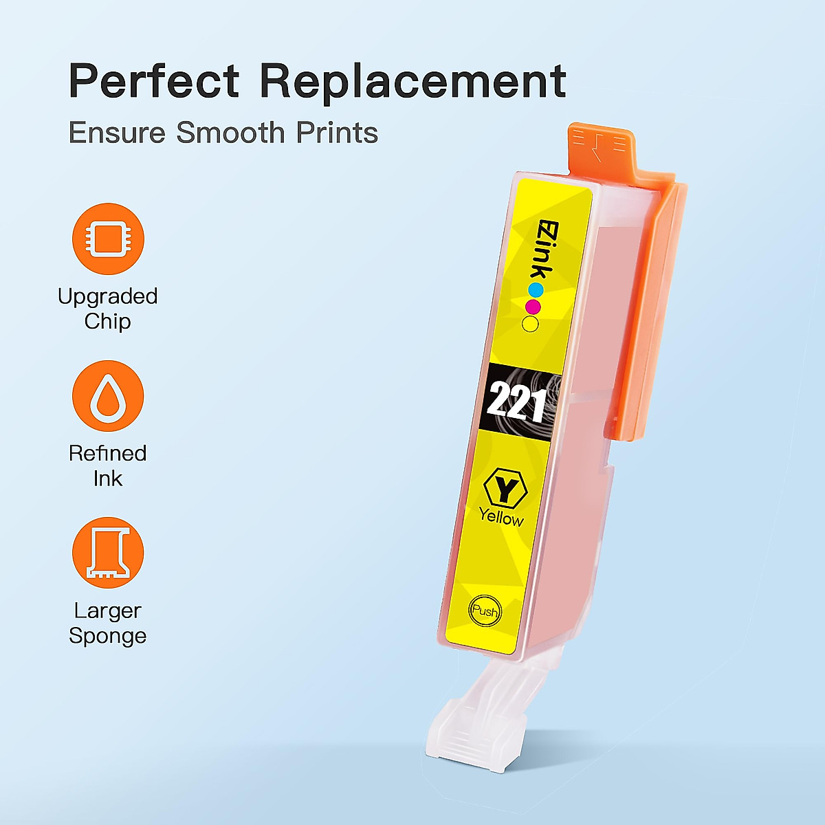 E-Z Ink (TM Compatible Ink Cartridge Replacement for Canon PGI220 PGI-220 CLI221 CLI-221 to use with MX870 MX860 MP620 MP560 MP980 (4 Large Black, 4 Cyan, 4 Magenta, 4 Yellow, 4 Small Black) 20 Pack