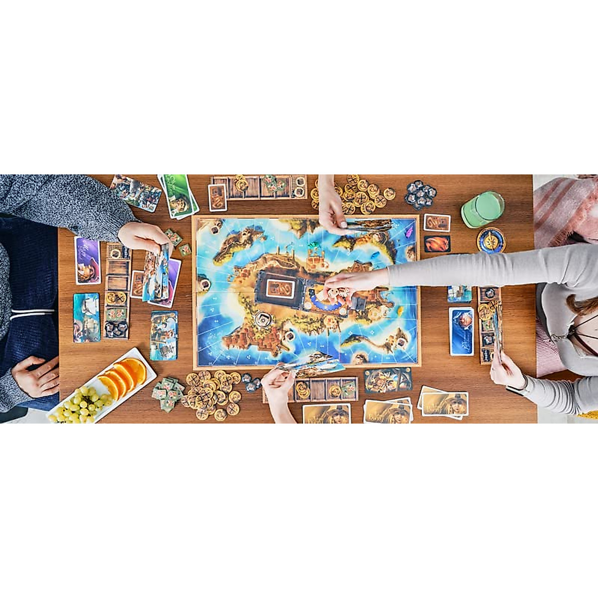 Jamaica Board Game (New Edition) - Family-Friendly Pirate Racing Game, Strategy Game for Kids & Adults, Ages 8+, 2-6 Players, 30-60 Minute Playtime, Made by Space Cowboys