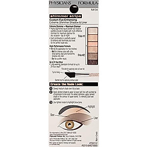 Physicians Formula Shimmer Strips Custom Eye Enhancing Eyeshadow & Eyeliner Nude Naked Eyes