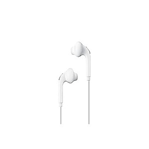 Samsung Eo-Eg920Bw White Headset/Handsfree/Headphone/Earphone with Volume Control for Galaxy Phones (Non Retail Packaging - Bulk Packaging)