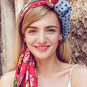 Subiceto 24 Pairs Cute Clip on Earrings for Women Cute Animal Flower Butterfly Colorful Clip-on Earrings Set Pink Flower