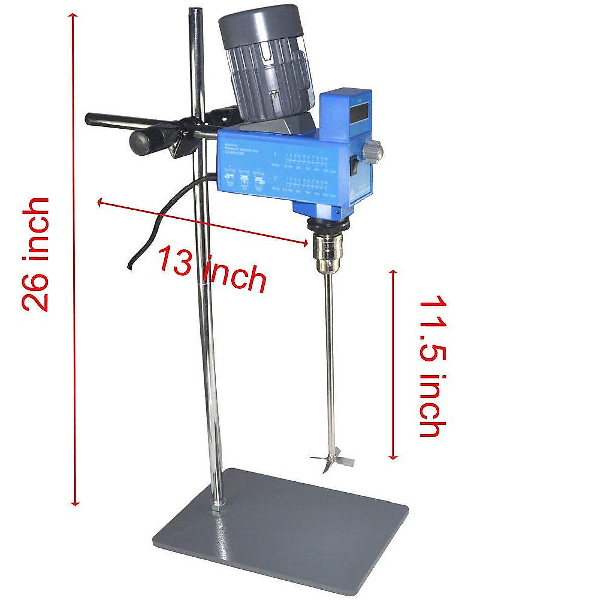 Lab Digital Overhead Stirrer Lab Mixer Heavy Duty Overhead Laboratory Mixer Industrial Liquid Mixer 0-10000mpas 20Liter