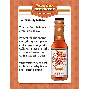Jersey Girl (Bee Sweet Honey Hot Sauce) Trinidad Scorpion & Ghost Pepper - No Sodium/Salt Free