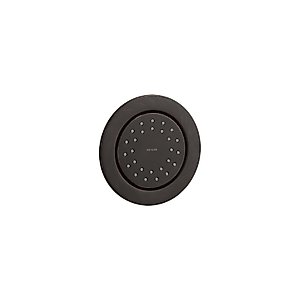 KOHLER 77119-2BZ Round 27-Nozzle 1.0 GPM Body Spray with Katalyst Air-Induction Technology, Oil-Rubbed Bronze