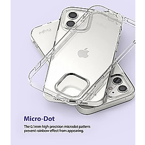 Ringke Air Shoulder Strap Compatible with iPhone 12 Case, Crossbody Neck Lanyard with Clear TPU Silicone Phone Cover for 6.1-inch (2020) - Clear